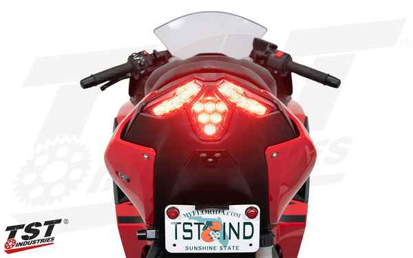 TST Programmable and Sequential LED Integrated Tail Light for KAWASAKI ...