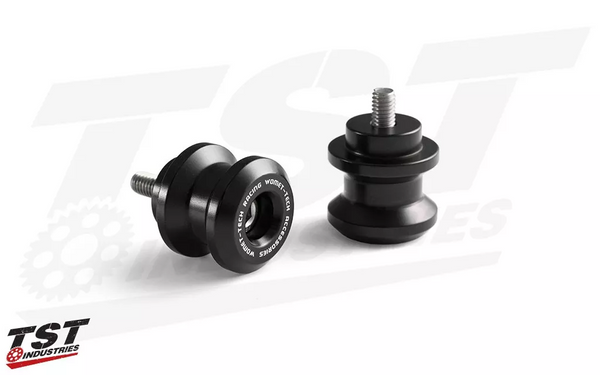 Womet-Tech Aluminium Swingarm Spools 6mm (CHECK YOUR BIKE TO CONFIRM S ...